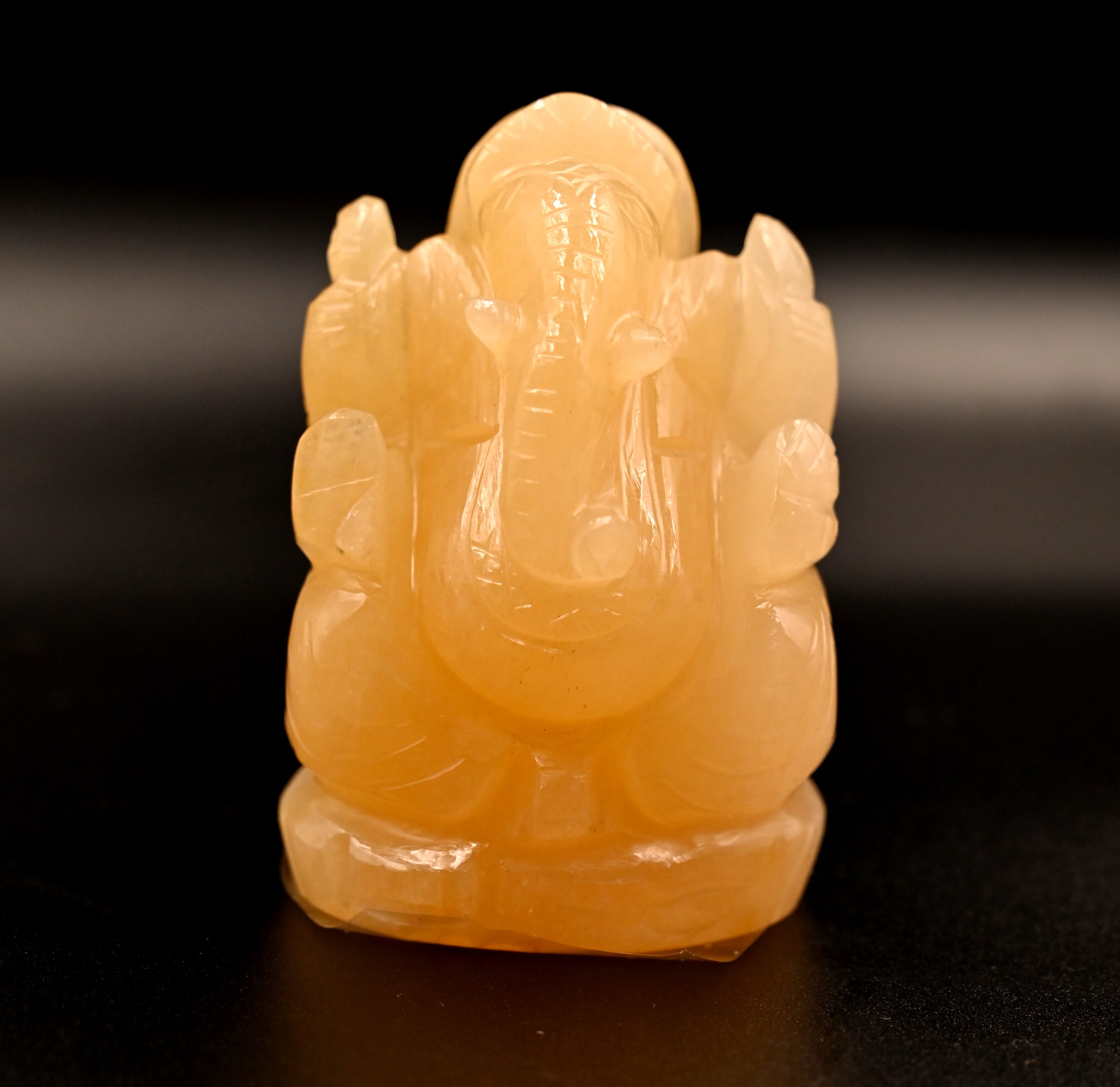 Yellow Aventurine Ganesh 221 Gram – Crystal Empire Siri