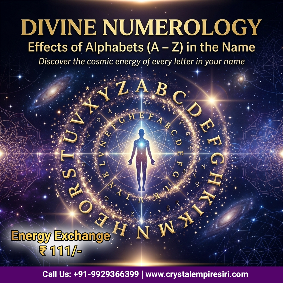 Divine Numerology – Effects of Alphabets (A–Z) – Crystal Empire Siri